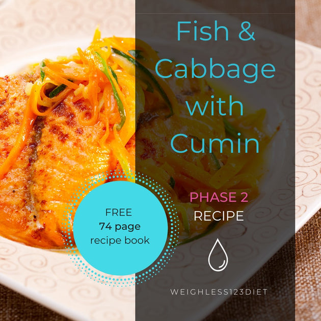 Fish and Cabbage with Cumin – Weighless 123 Diet